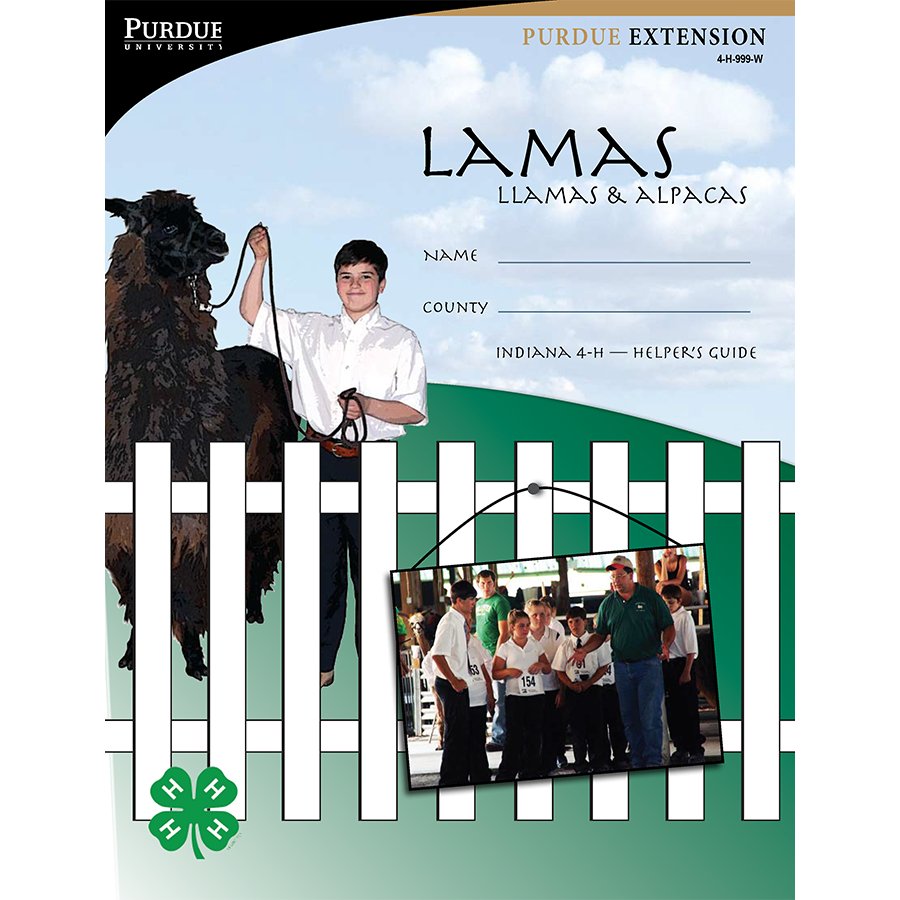 Lamas: Llama and Alpacas Helper's Guide – Shop 4-H