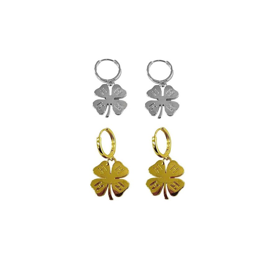 4-H Clover Charm Dangle Earrings – Shop 4-H