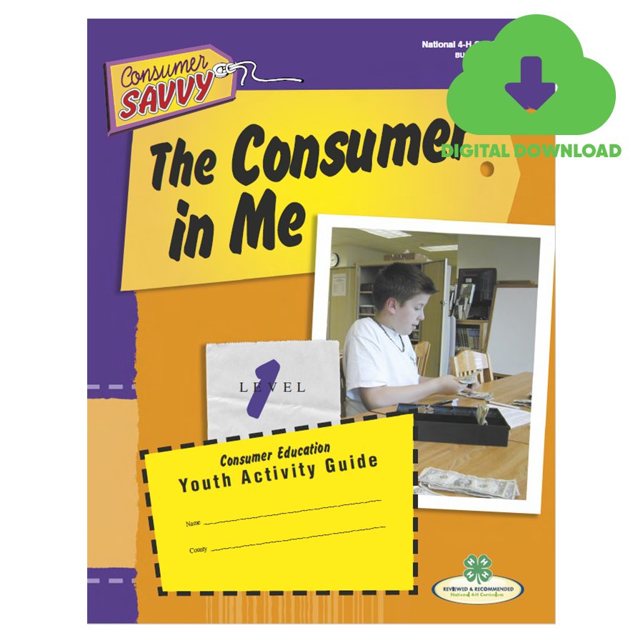 Consumer Savvy Level 1: The Consumer in Me Digital Download – Shop 4-H