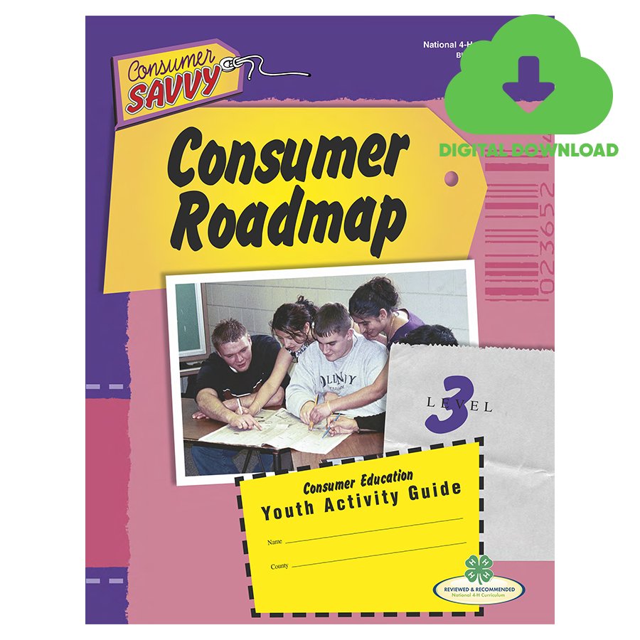 Consumer Savvy Level 3: Consumer Roadmap Digital Download – Shop 4-H