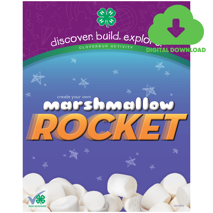Create Your Own Marshmallow Rocket Cloverbud Activity - Digital Downlo ...