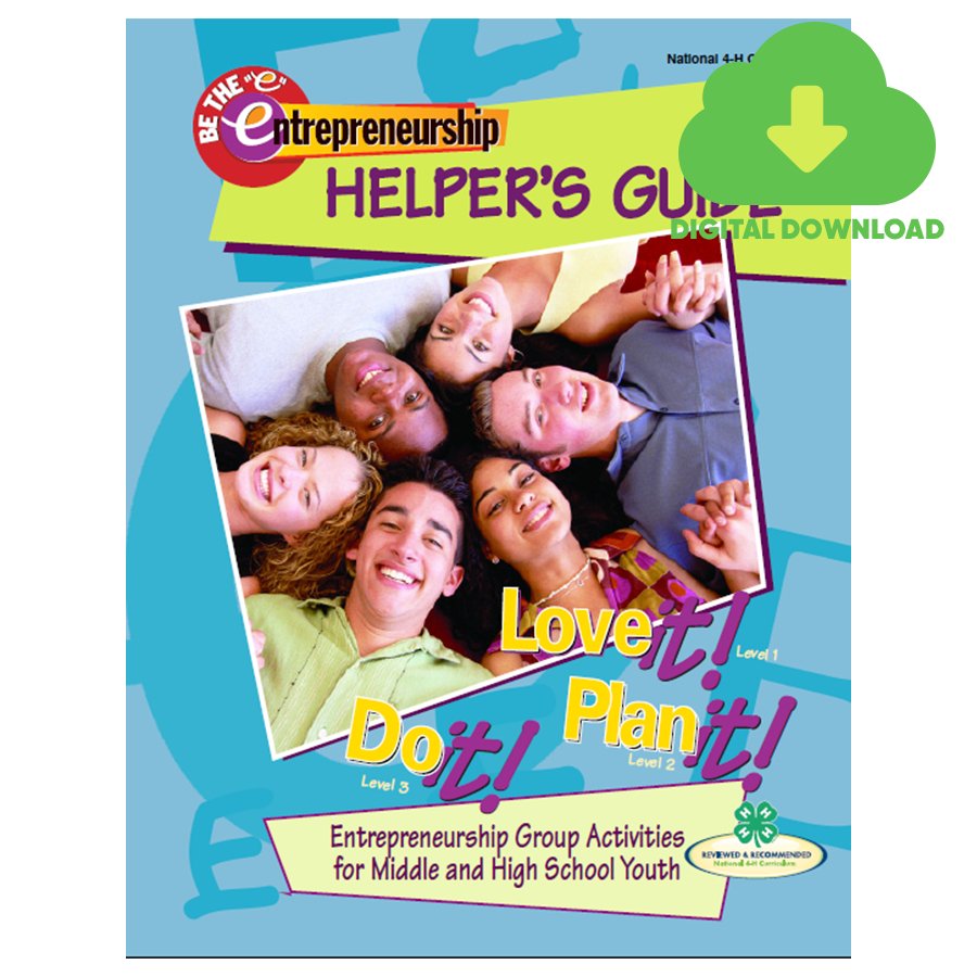 Entrepreneurship Curriculum Helper's Guide Digital Download – Shop 4-H