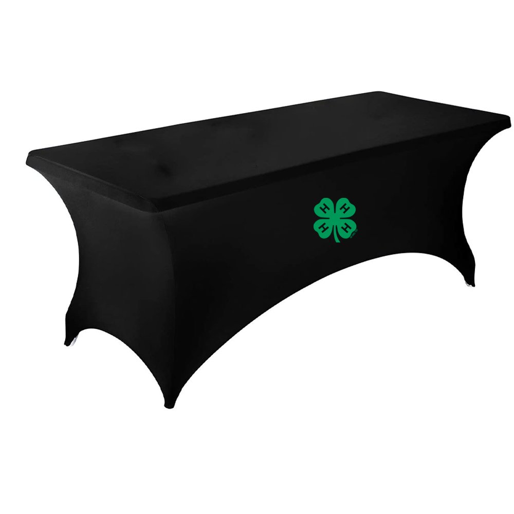 4-H 6ft. Black Table Stretch Table Cover – Shop 4-H