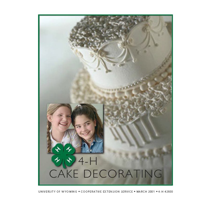 4-H Cake Decorating – Shop 4-H