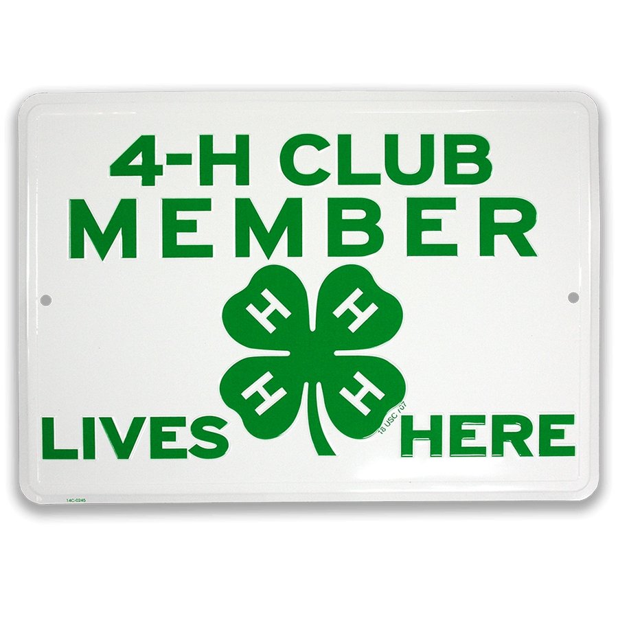 4-H Member Sign – Shop 4-H