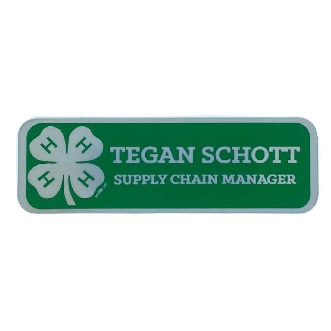 4-H Name Tag – Shop 4-H