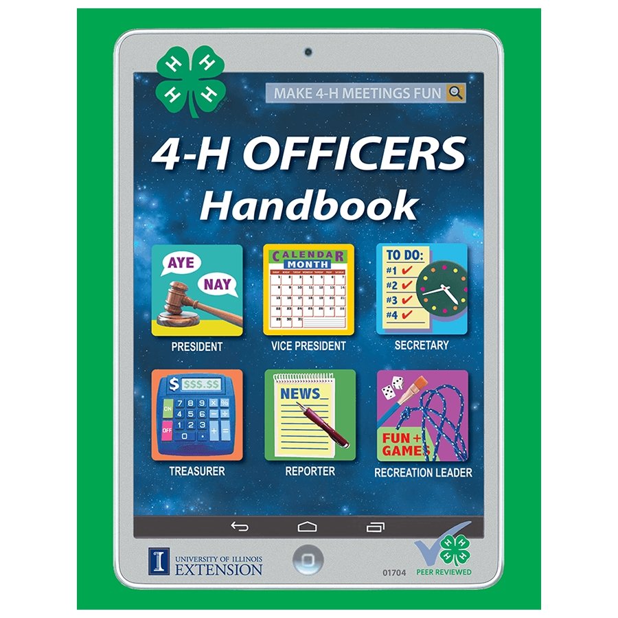 4-H Officers Handbook – Shop 4-H