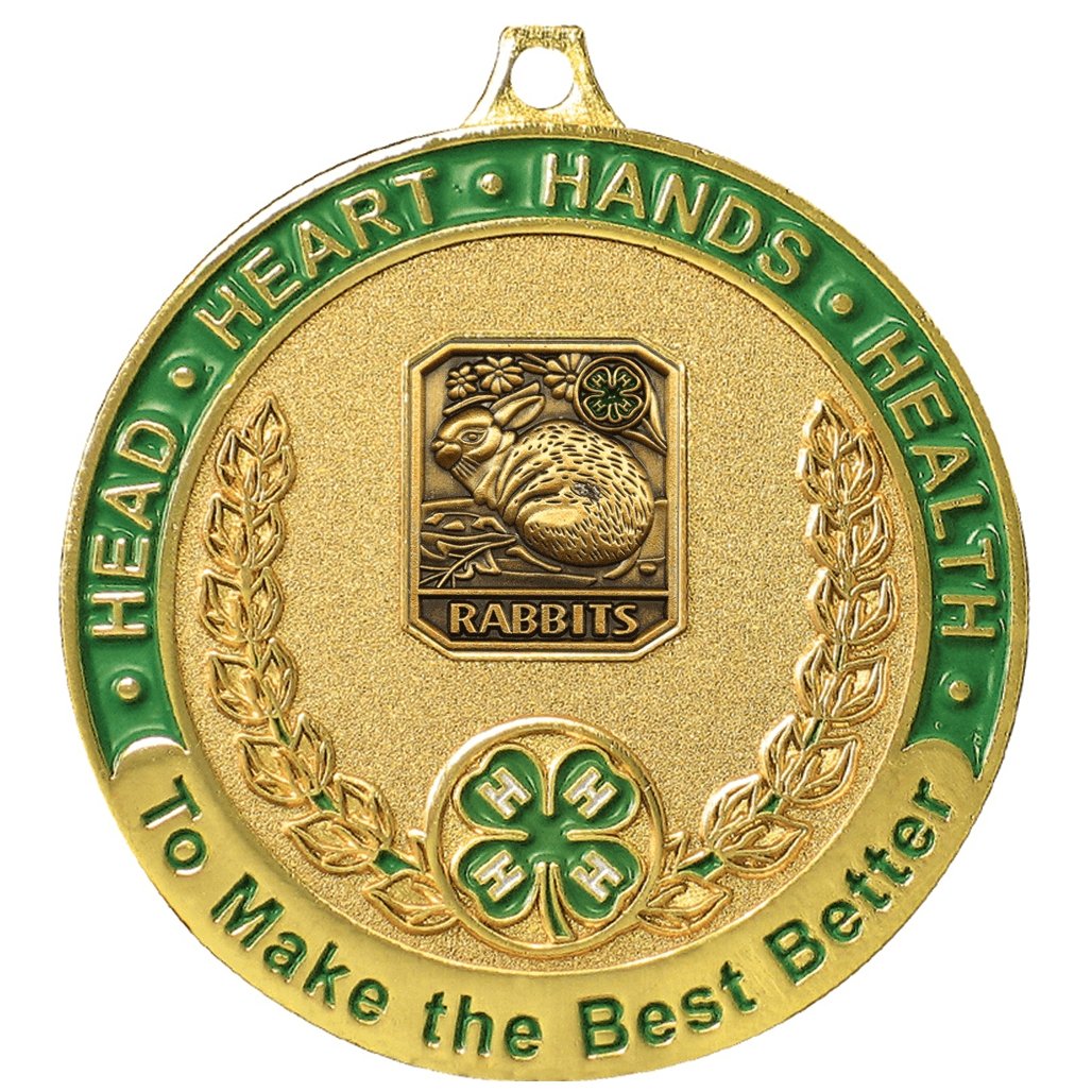 4-H Rabbits Medal (Non-Custom) – Shop 4-H