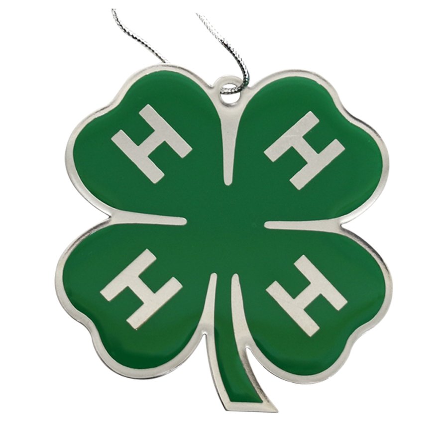 Classic Clover Metal Ornament – Shop 4-H
