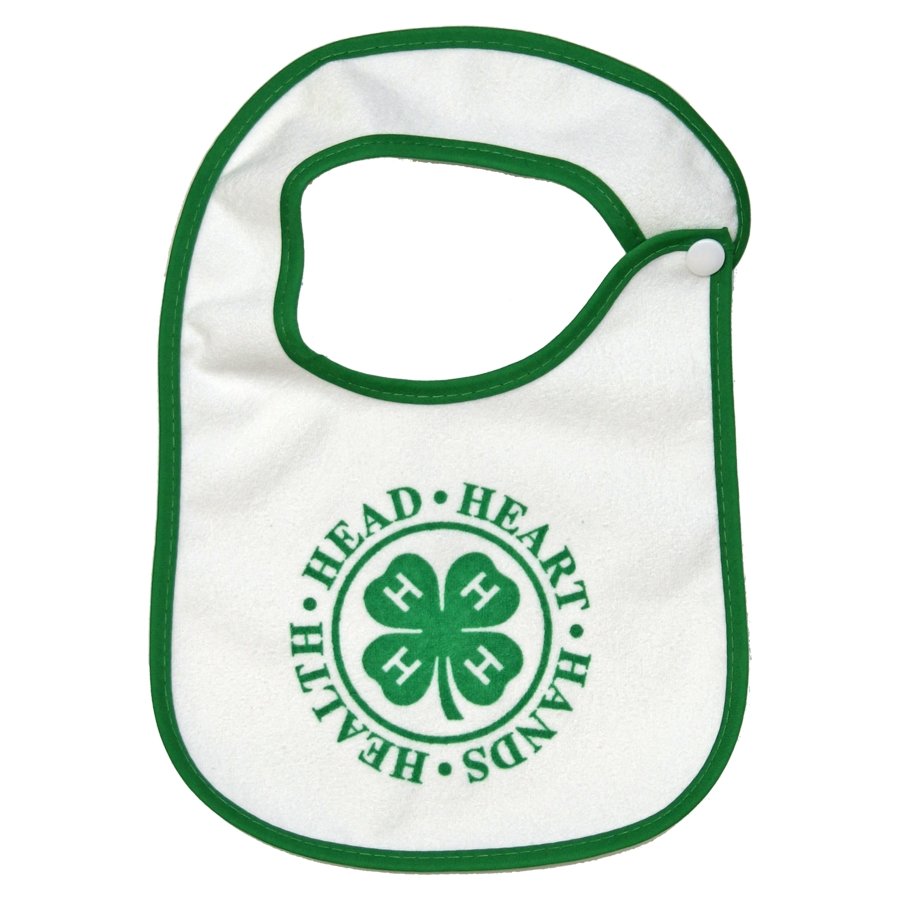 4-H Head Heart Hands & Health Baby Bib – Shop 4-H