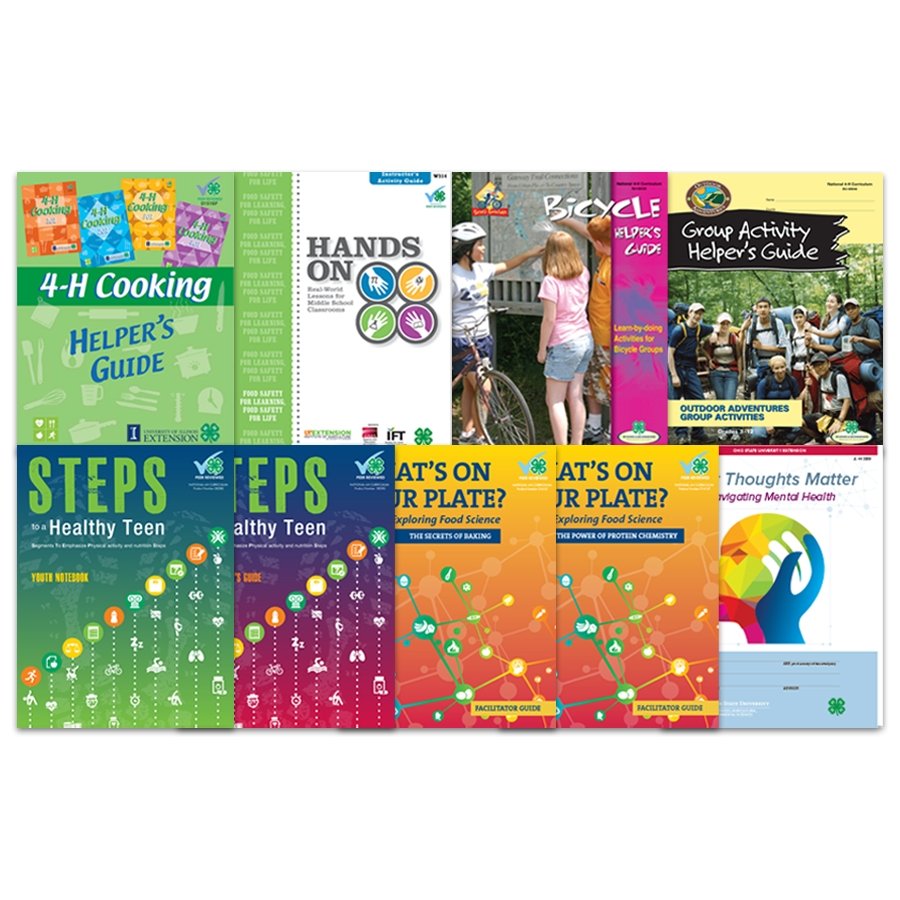 Healthy Living & Foods Curriculum Starter Pack Bundle – Shop 4-H