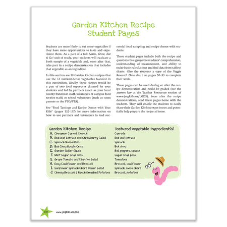 Learn, Grow, Eat, Go! Recipes: Set of 25 – Shop 4-H