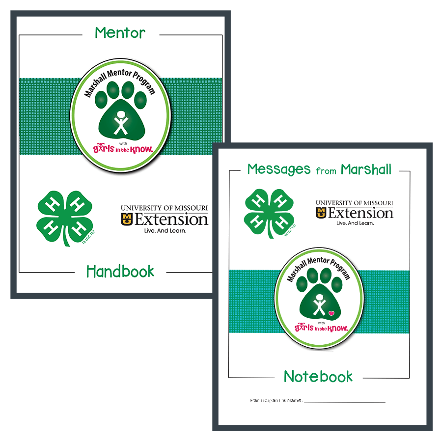 Marshall Mentor Program: Set of 1 Mentor Handbook & 1 Notebook – Shop 4-H